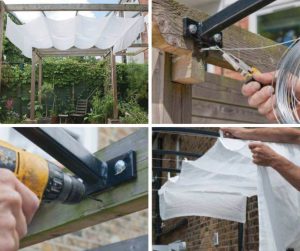 DIY Patio Canopy: How To Build a Simple & Cheap DIY Canopy - DIY Morning