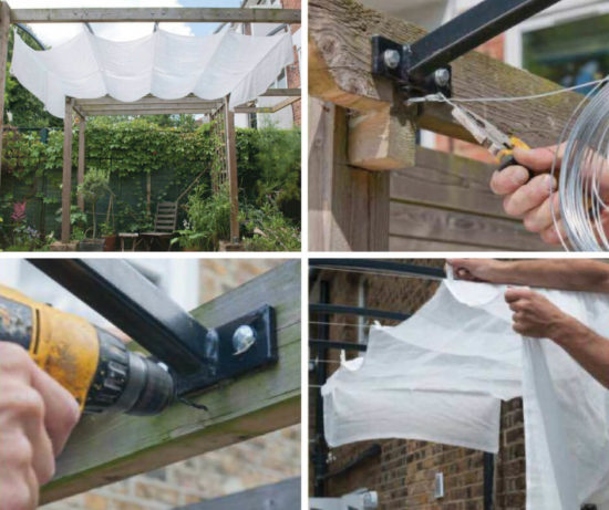 DIY Patio Canopy: How To Build a Simple & Cheap DIY Canopy - DIY Morning