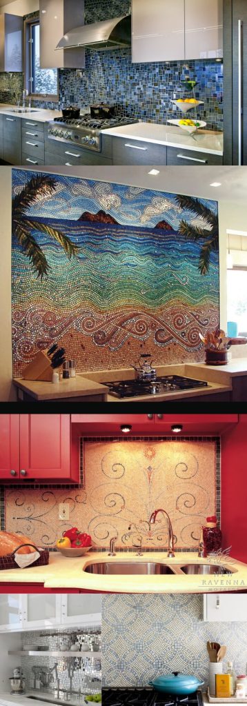 19+ Ceramic Tile Mosaic Kitchen Backsplash Designs & Ideas For 2026