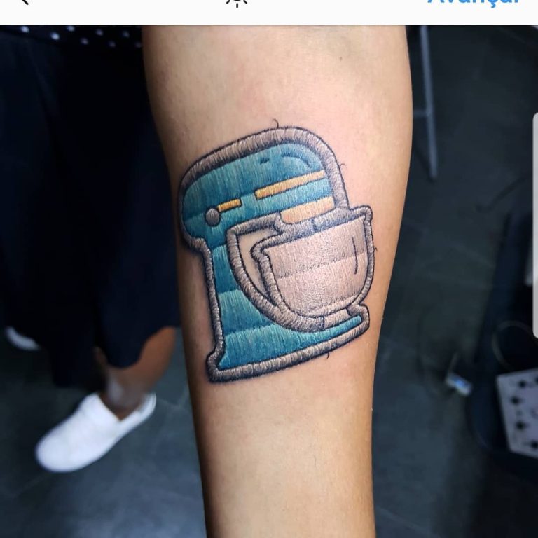 32+ Stunning Embroidery Tattoo Ideas That Even Your Grandmother Will ...