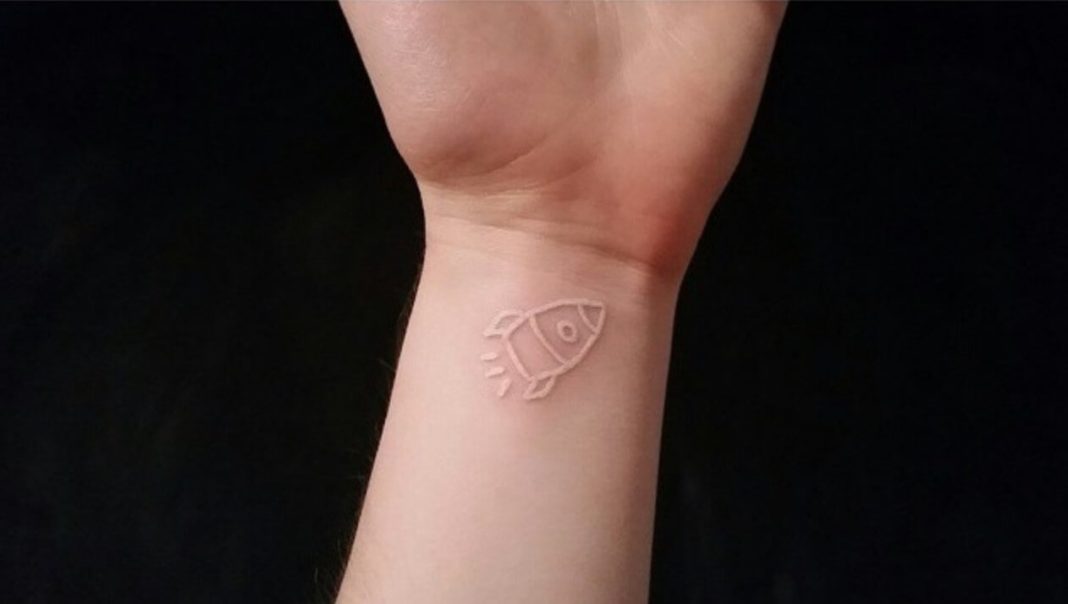 25+ Beautiful White Ink Tattoos That You Will Love It