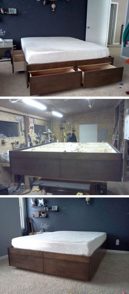 23+ Clever DIY Bed Frame Ideas and Projects You Can Do In A Weekend