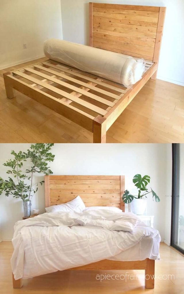 23+ Clever DIY Bed Frame Ideas and Projects You Can Do In A Weekend