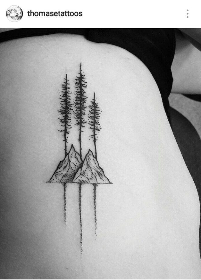 75+ Awesome Hiking Tattoos For Men & Women Who Love The Ourdoors