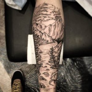 75+ Awesome Hiking Tattoos For Men & Women Who Love The Ourdoors