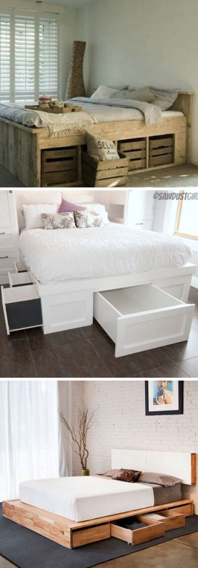 23+ Clever DIY Bed Frame Ideas and Projects You Can Do In A Weekend