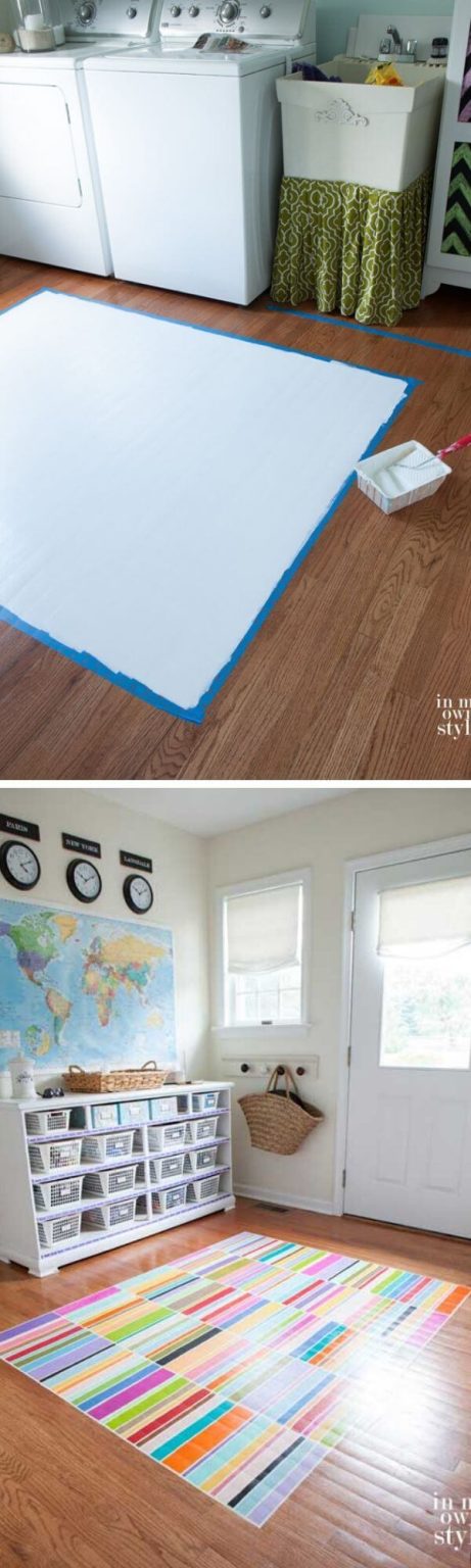 45+ Briiliant Painted Floor Ideas & Designs With Patterns