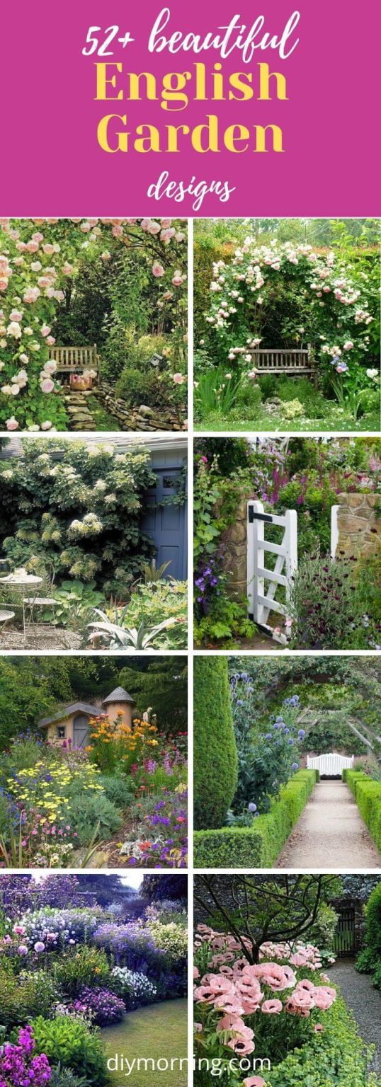 30+ English Garden Design Ideas Turn Your Backyard into A Charming Oasis