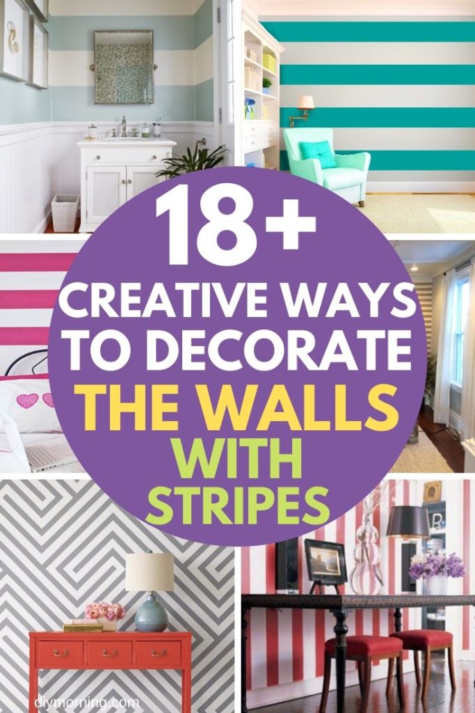 18+ Awesome Striped Wall Design Ideas - Ways To Paint Stripes on a Wall