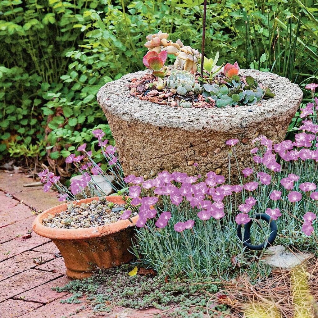 25+ Low Cost Rustic Garden Features (Ideas and Designs)