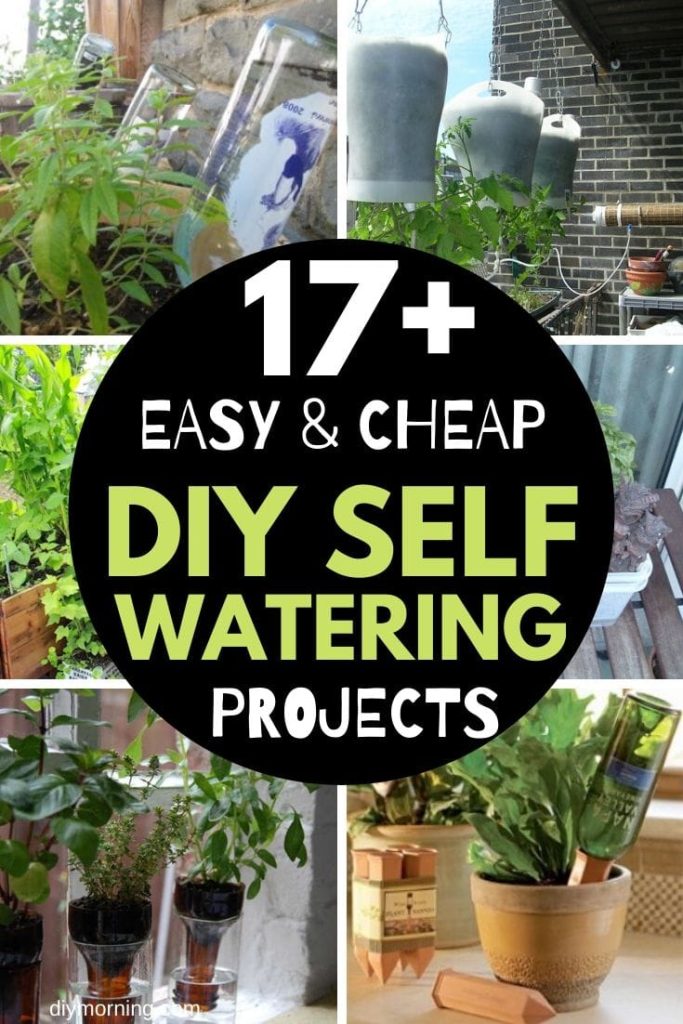17+ Cheap and Easy DIY Self-Watering Ideas For Your Garden