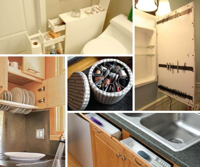 30+ Insanely Clever Storage Ideas To Organize Every Room - DIY Morning