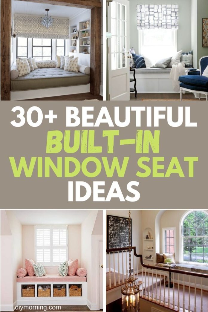 30+ Beautiful and Comfy Built-in Window Seat Ideas & Designs