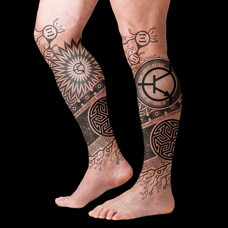 25 Stunning Leg Tattoo Ideas: From Mythology to Portrait Designs - DIY ...