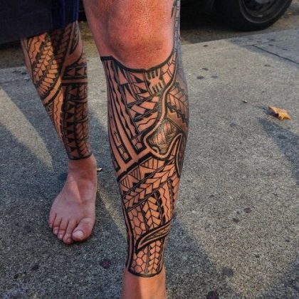 25 Stunning Leg Tattoo Ideas: From Mythology to Portrait Designs - DIY ...